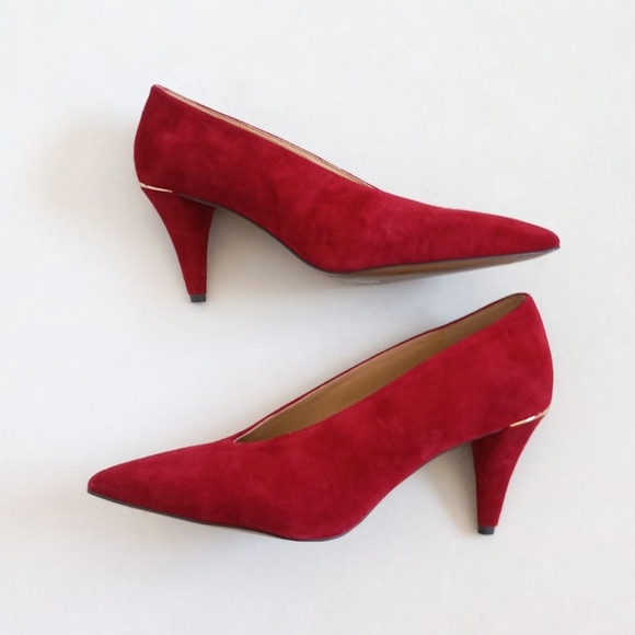 MICHAEL Michael Kors | Shoes | Michael Kors Maroon Suede Leather ...